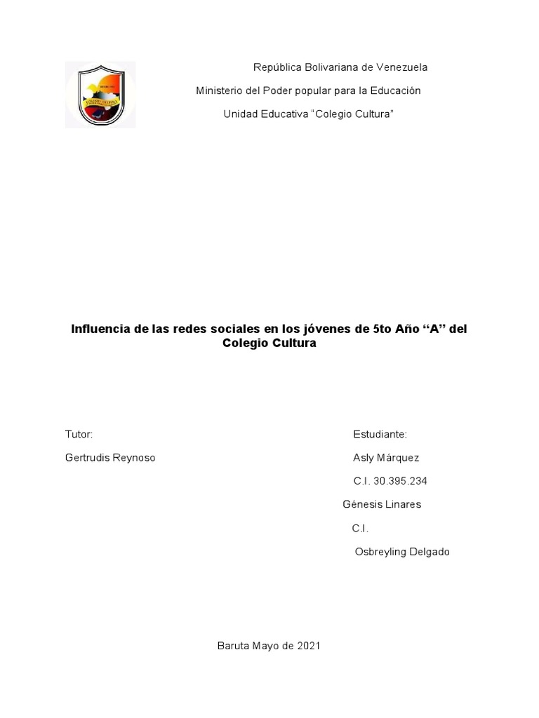 Monografia Asly | PDF | Red social | Evaluación