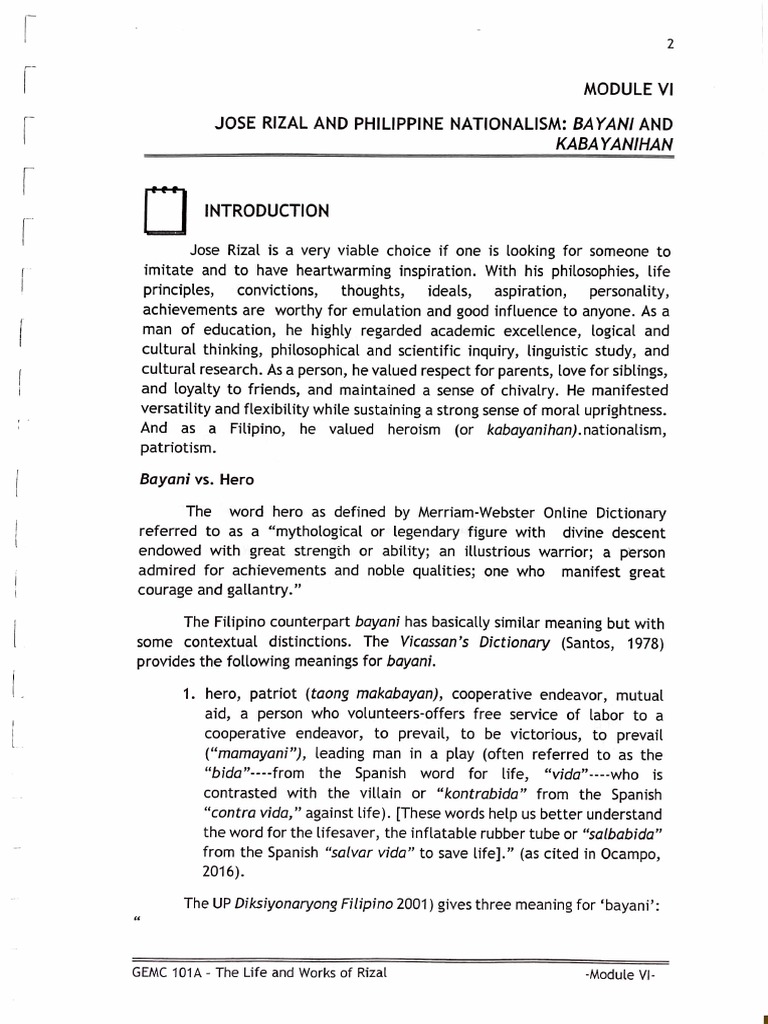 Gecc 101 Module 6 Lesson 1 | PDF | Philippines