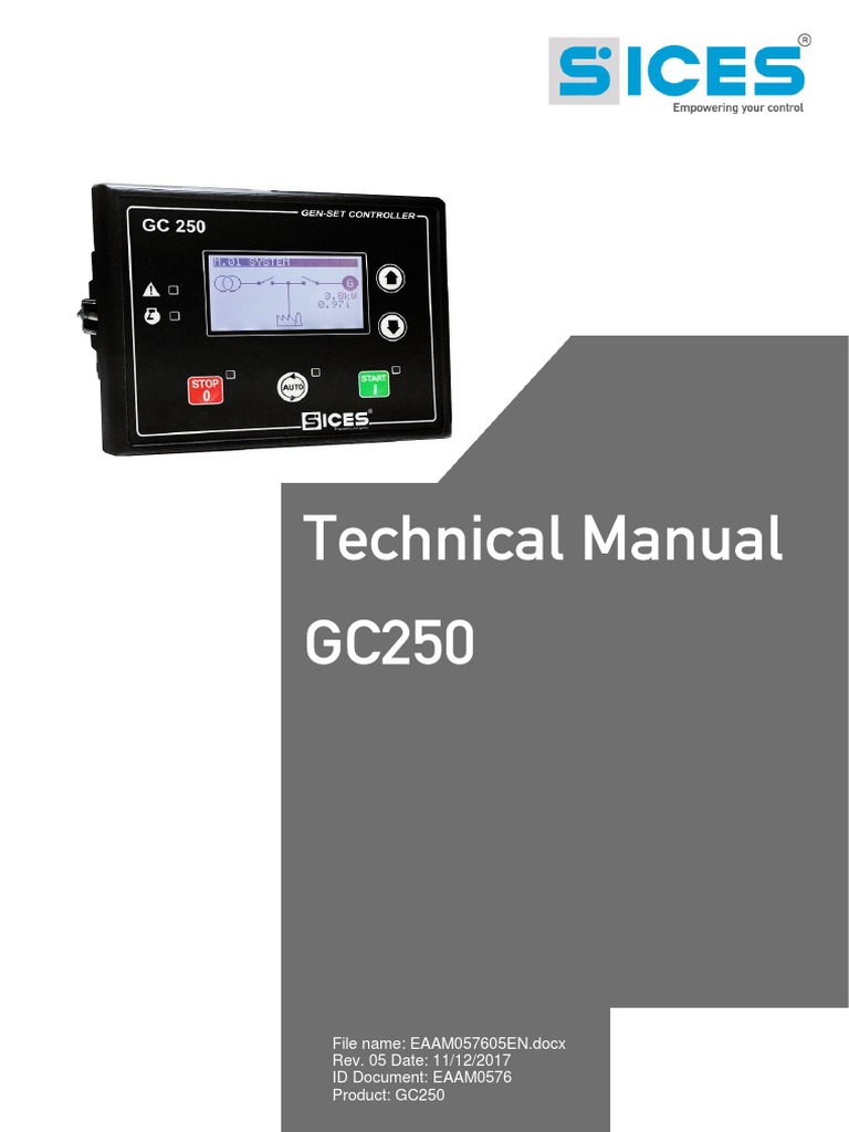 GC-250 Manual | PDF | Mains Electricity | Transformer
