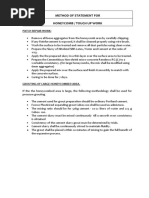 Method Statement: Conbextra GP2 | PDF | Concrete | Water