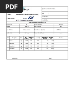 Joint Measurement Record Template | PDF