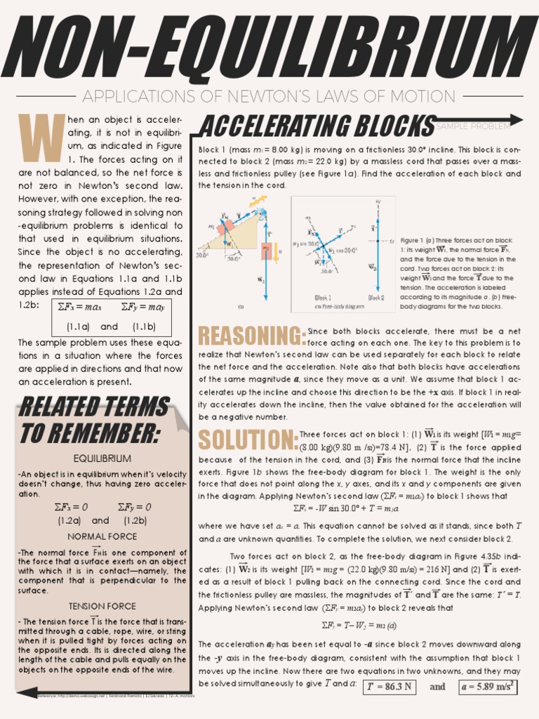 ACCELERATING BLOCKS | PDF | Tension (Physics) | Force