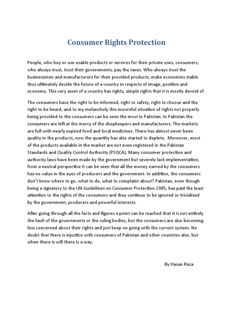 CONSUMER | PDF