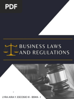 Business Laws and Regulations | PDF