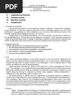 Balangkas NG Pagsusuri NG Awit | PDF