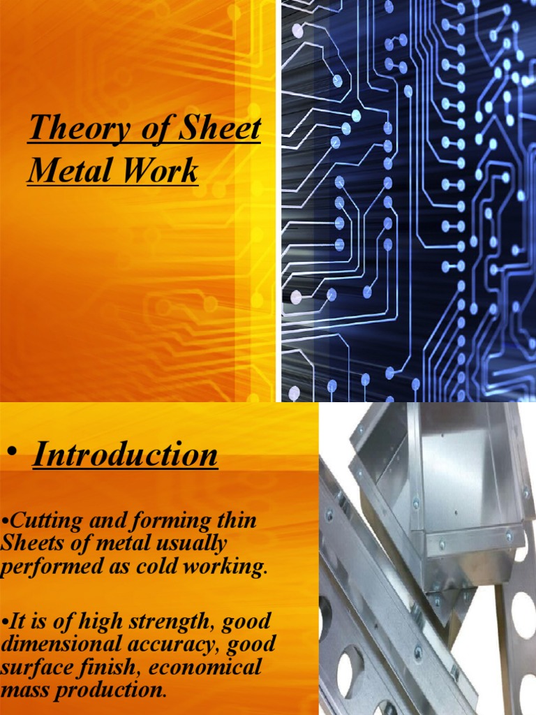 Sheet Metal Work | PDF | Sheet Metal | Industrial Processes