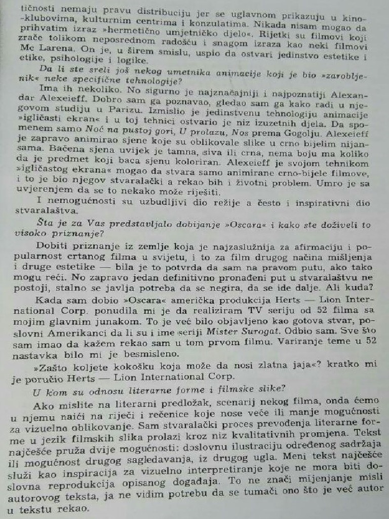 Dusan Vukotic Nastavak | PDF