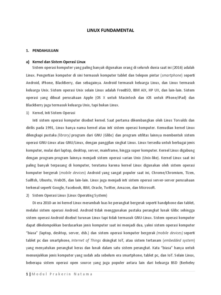 Linux Fundamental | PDF