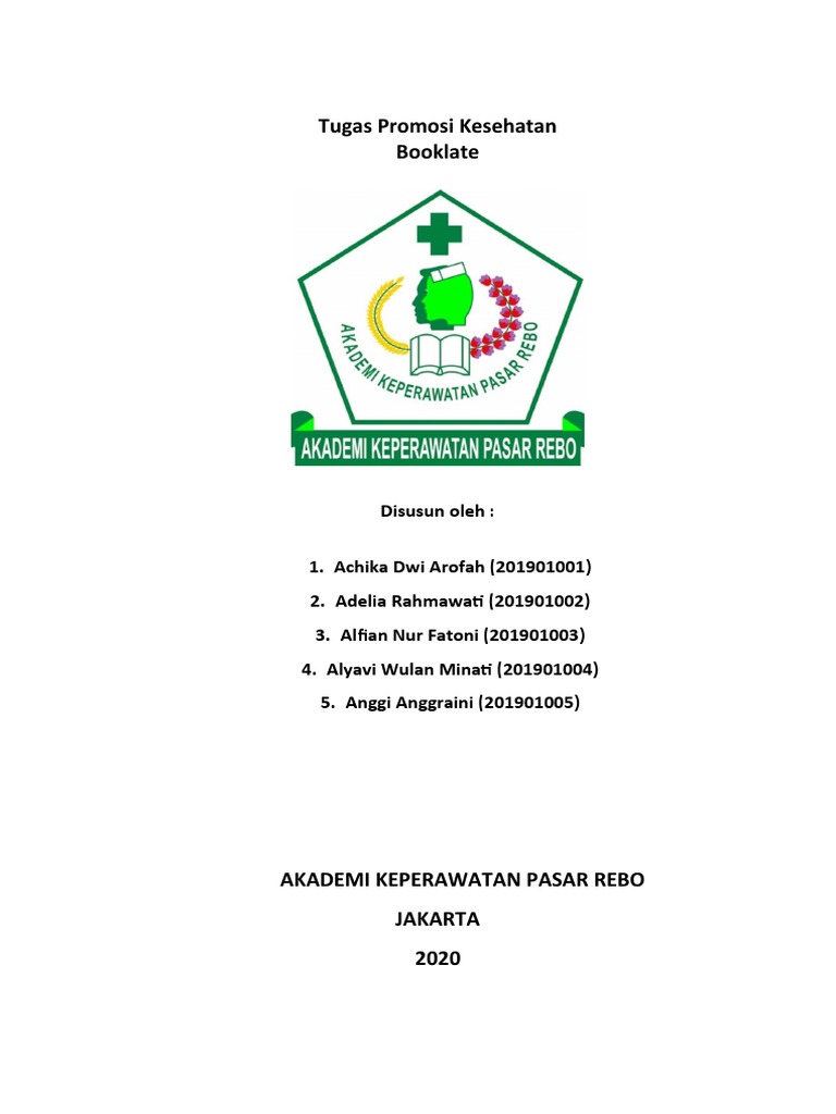 Panduan Pembuatan Booklet Kesehatan | PDF | Karier & Perkembangan ...