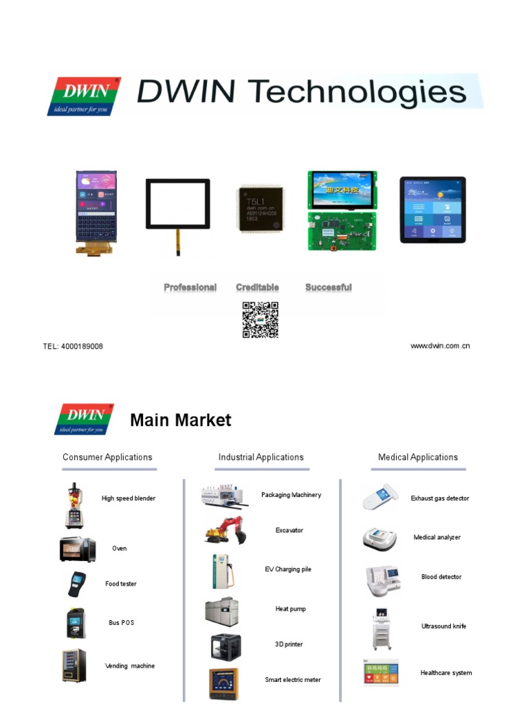 DWIN Electronics Company Product and Technology Overview | PDF | Liquid ...