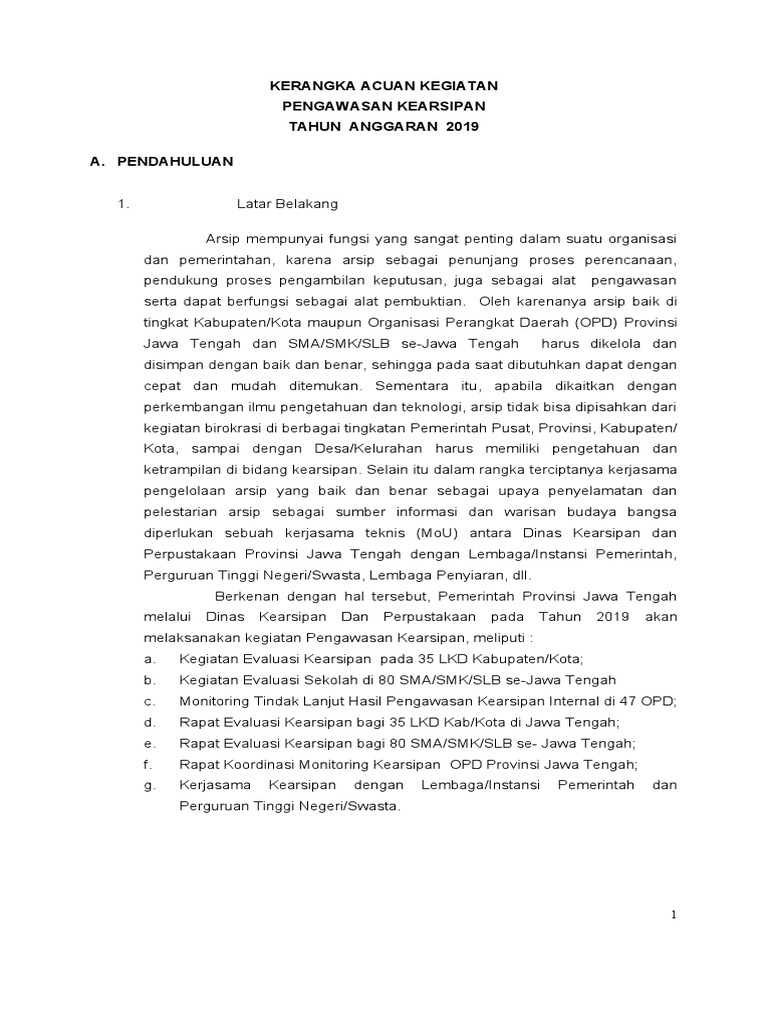 Kak Arsip | PDF