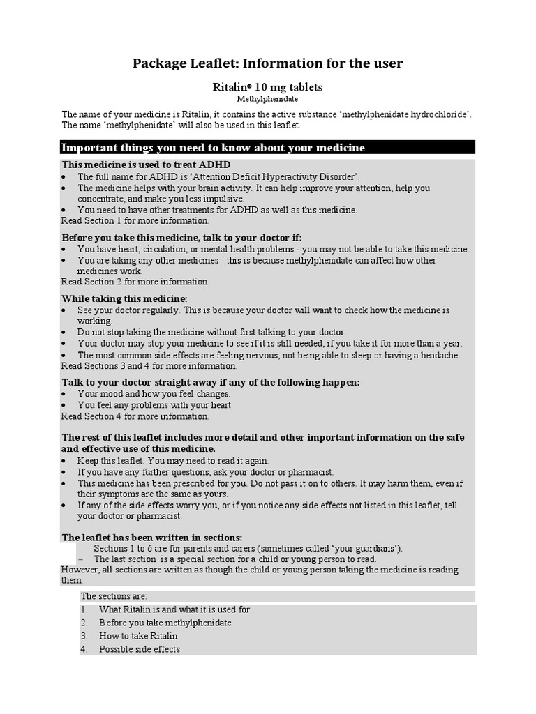 Package Leaflet: Information For The User: Important Things You Need To ...