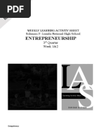 G12 Entrep Module 2 | PDF | Entrepreneurship | Business