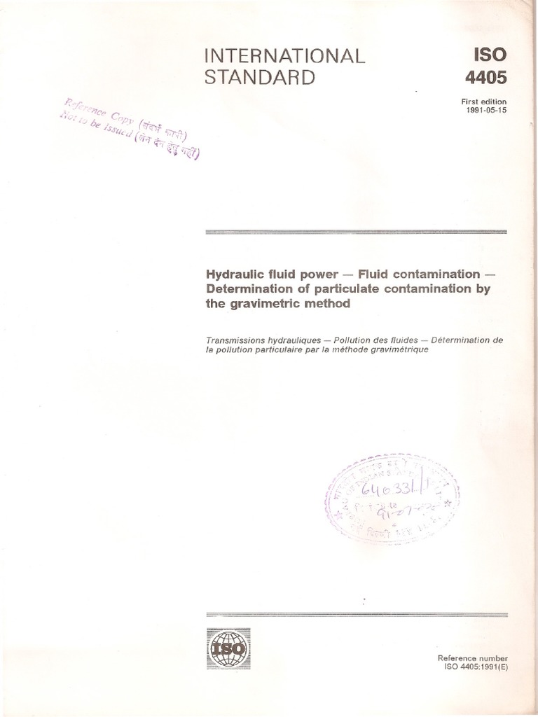 Iso 4405 Compress | PDF