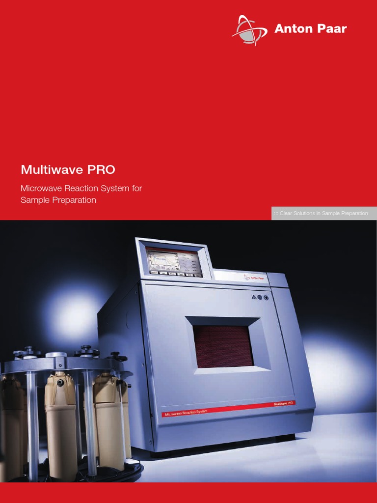 Multiwave PRO Microwave Reaction System Brochure | PDF | Evaporation ...