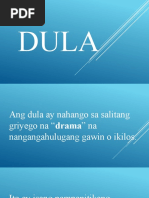 Mga Uri NG Dula | PDF