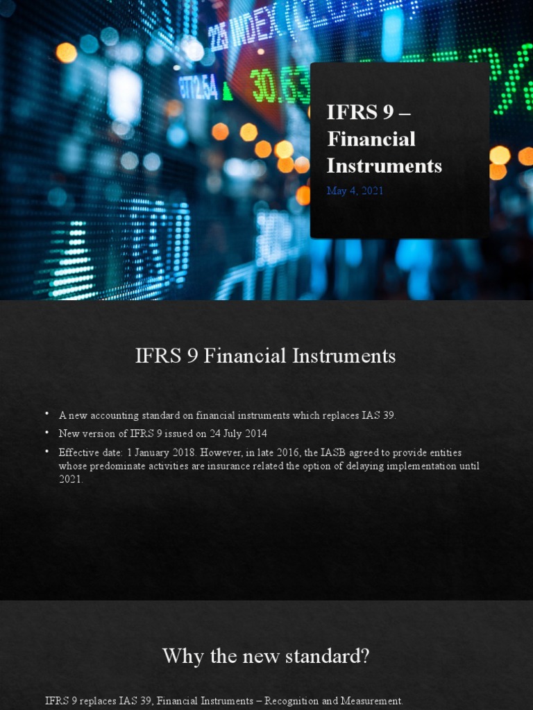 Overview of IFRS 9 Financial Instruments | PDF | Financial Accounting ...