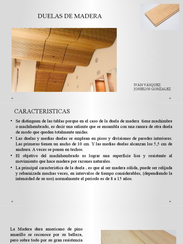 Metodos Duelas | PDF | Madera | Artes (general)