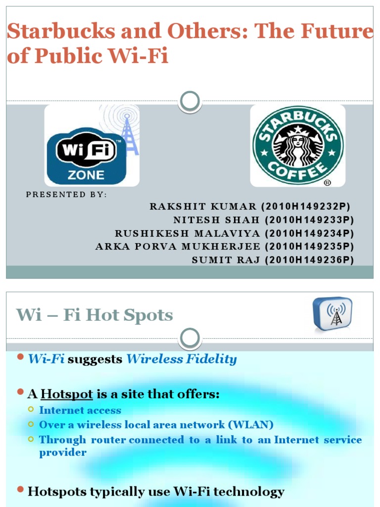Starbucks: Free Wi-Fi Access Explained | PDF | Wi Fi | Wireless