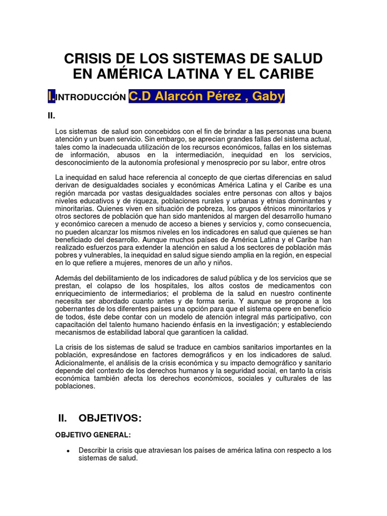 Crisis de Salud en América Latina | PDF | Vacunas | Control de la natalidad