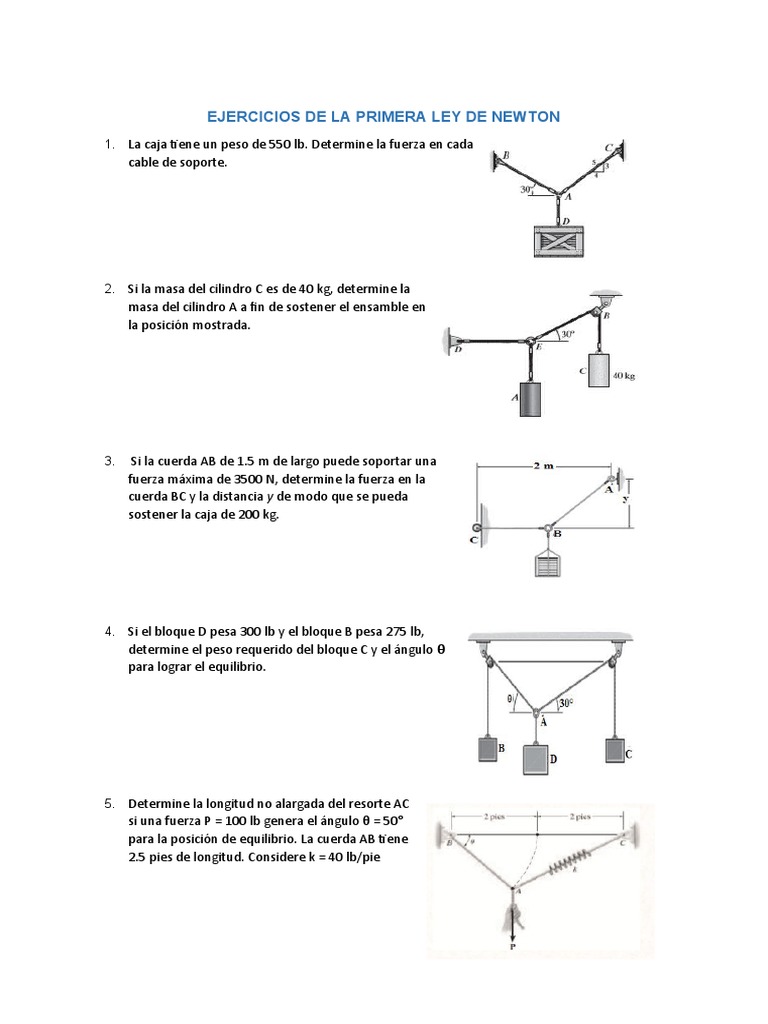 Tarea N°3 Estatica Momentos | PDF | Tensión (Física) | Fuerza