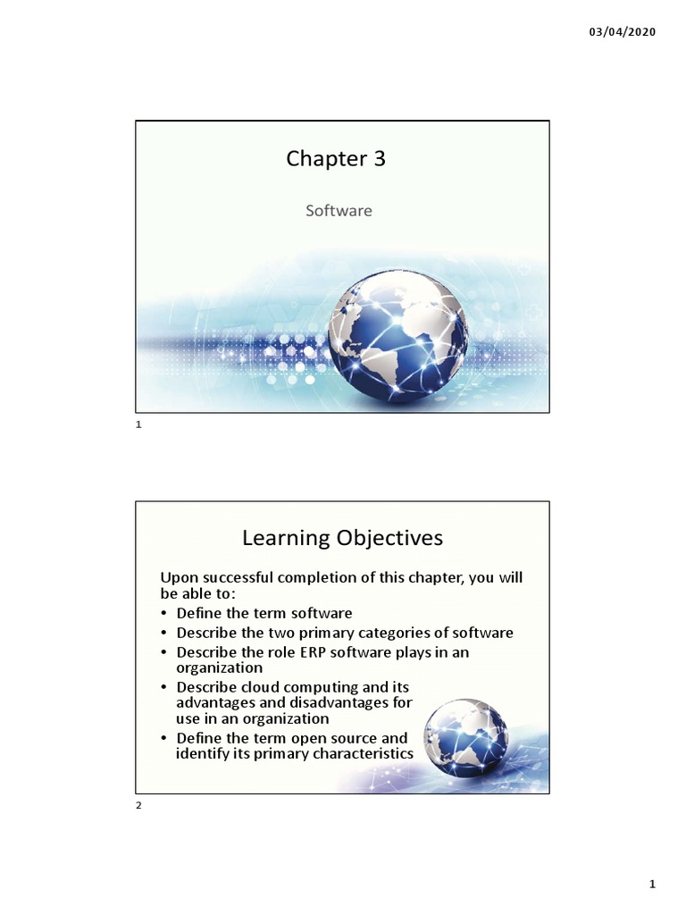 03.slide-Chapter 03 - Software | PDF | Operating System | Software