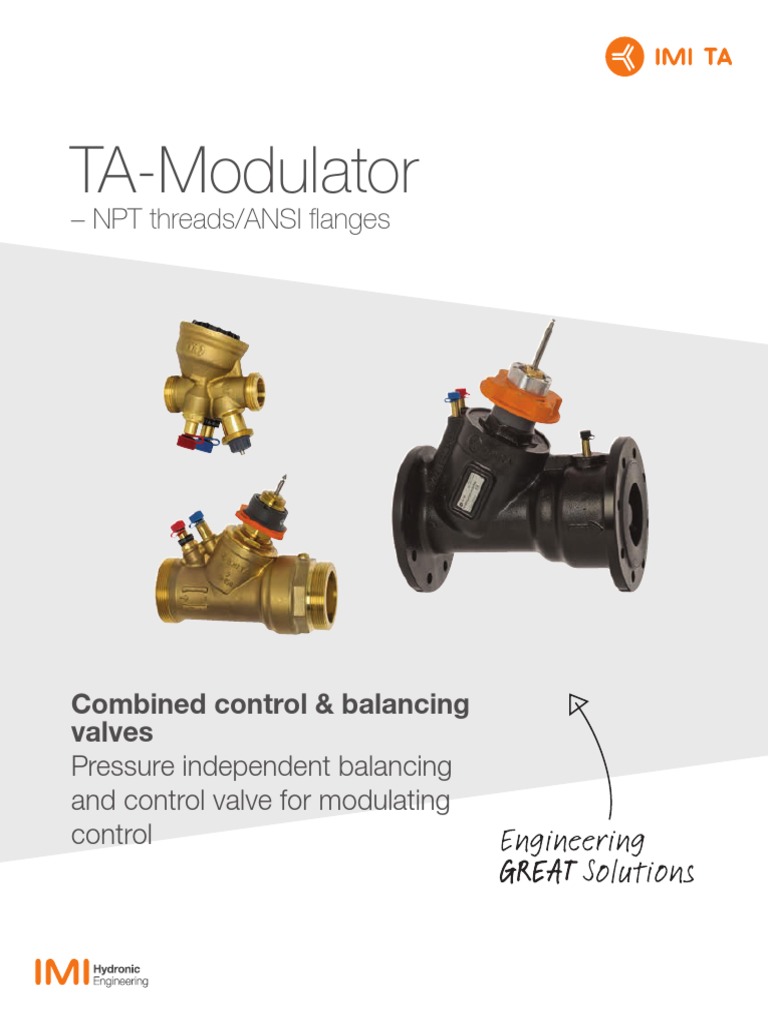 TA-Modulator NPT ANSI US Low | Download Free PDF | Valve | Viscosity