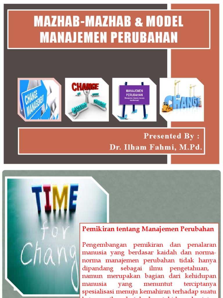 Mazhab Dan Model Manaj. Perubahan | PDF | Karier & Perkembangan | Sains ...