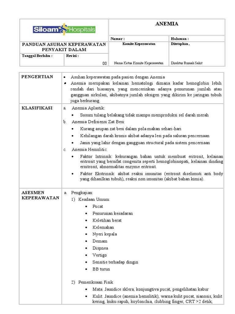 Pak Anemia Clinical Education | PDF