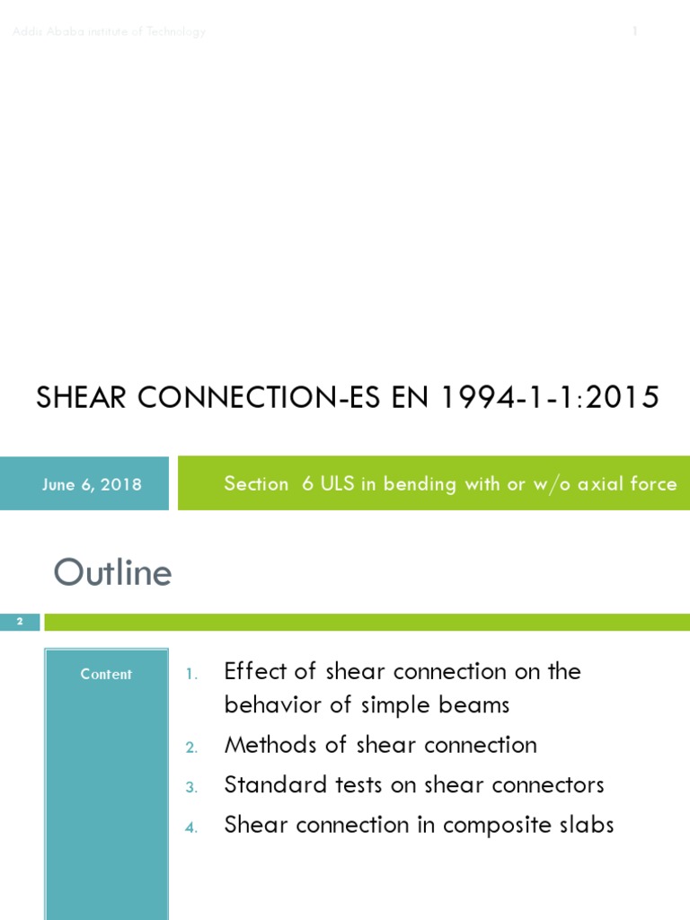Composite Shear Connection Training - MoC | PDF | Beam (Structure ...