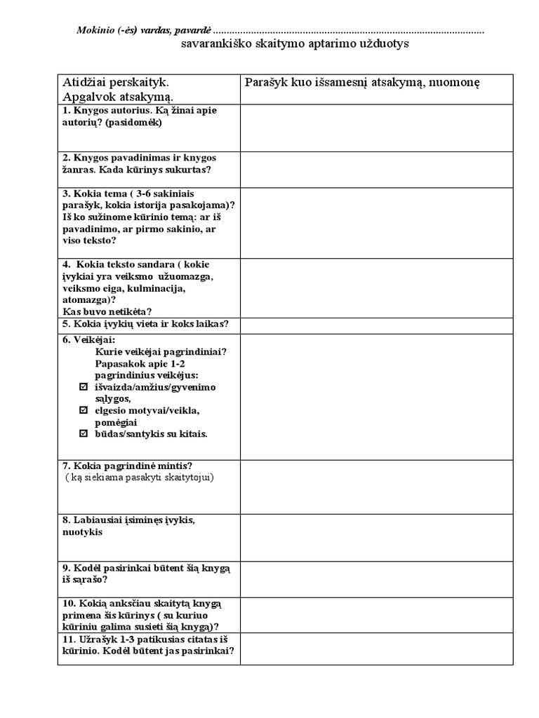 Knygos Aprasymas 7 8 | PDF