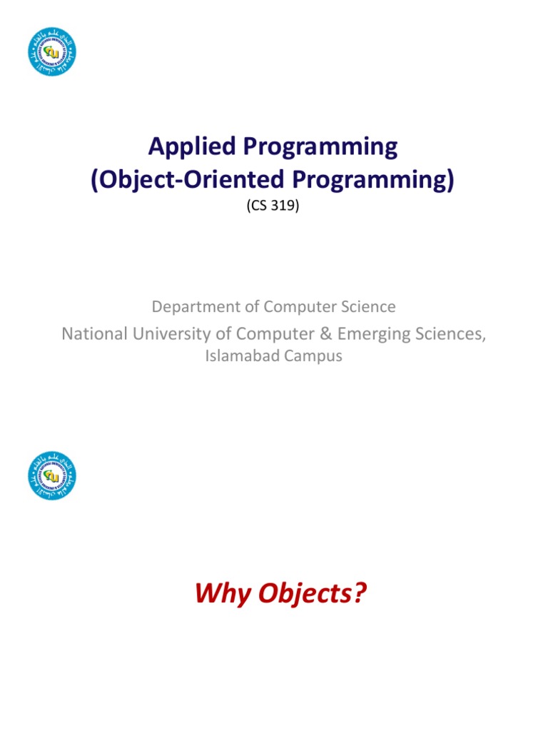 Chapter 3 Object Oriented Programming Pdf Constructor Object Oriented Programming