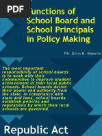 Local School Board Composition and Functions | PDF | Policy | Government