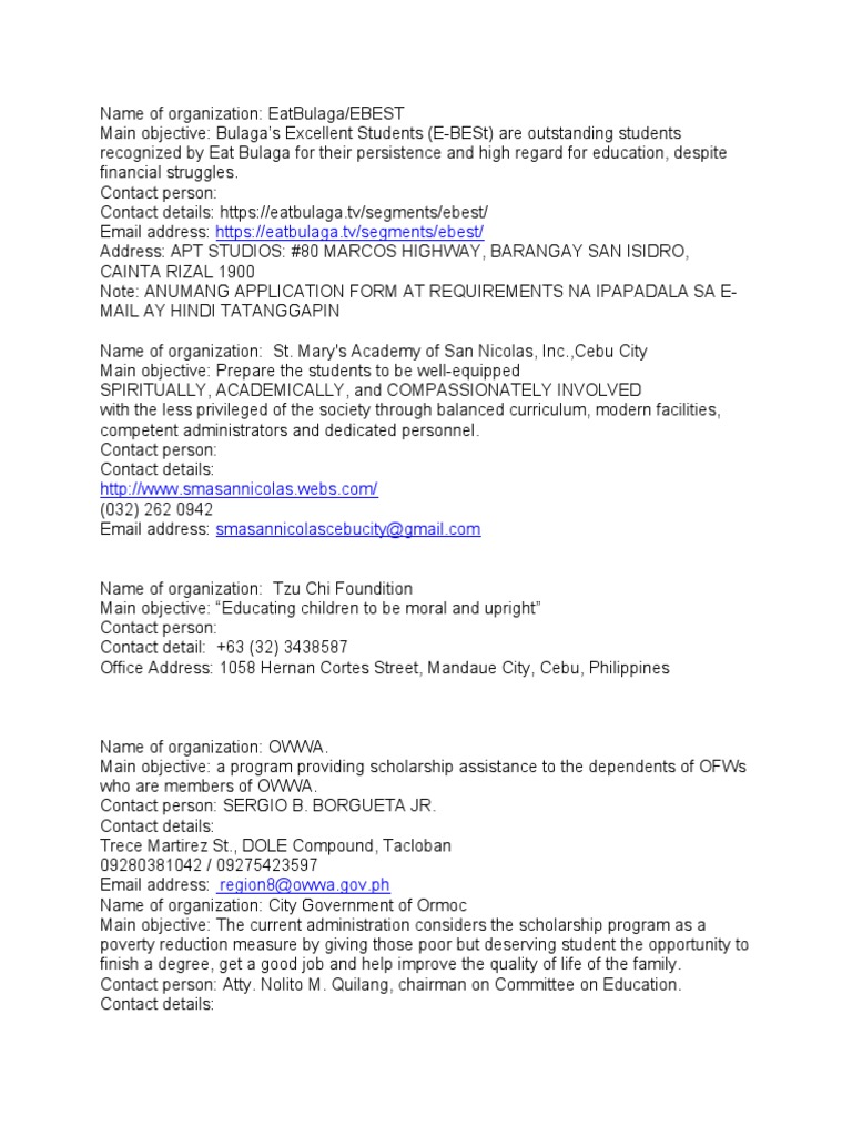 Name of Organization | PDF