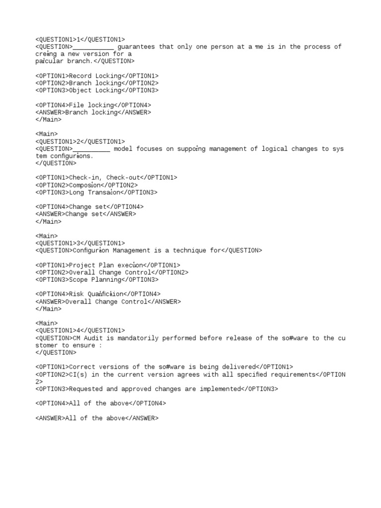 Quality 101 | PDF | Version Control | Software Engineering