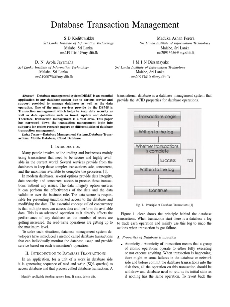 ADT Assignement 02 G10 | PDF | Database Transaction | Databases