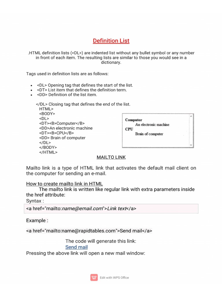CSS Notes & HTML Notes | PDF