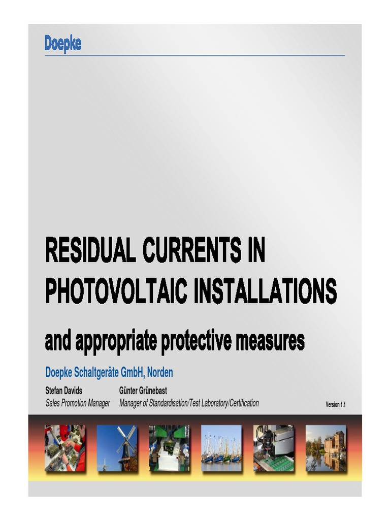 Residual Current Monitoring Units Explained | PDF | Power Inverter ...
