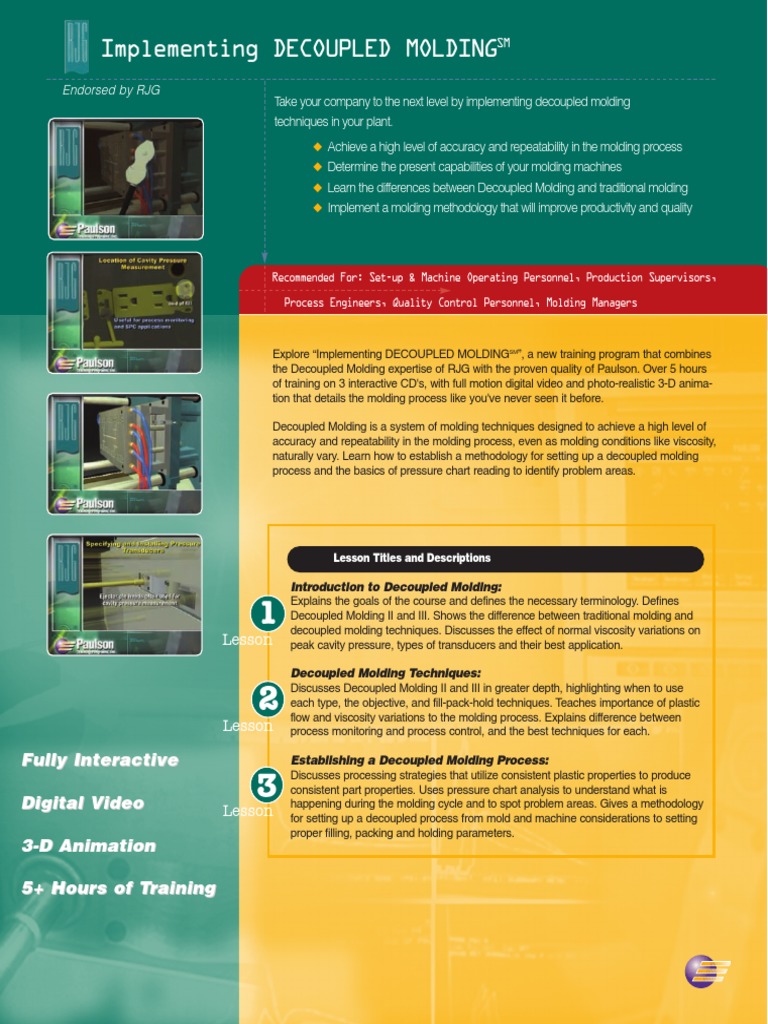 Implementing DECOUPLED MOLDING: Fully Interactive Digital Video 3-D ...