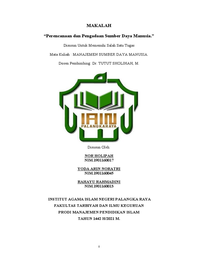 Makalah MSDM Kel.3 | PDF