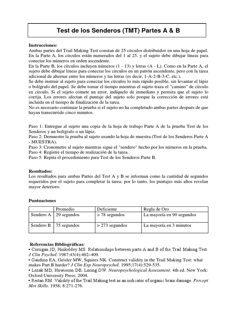 Test de Los Senderos | PDF | Plantas