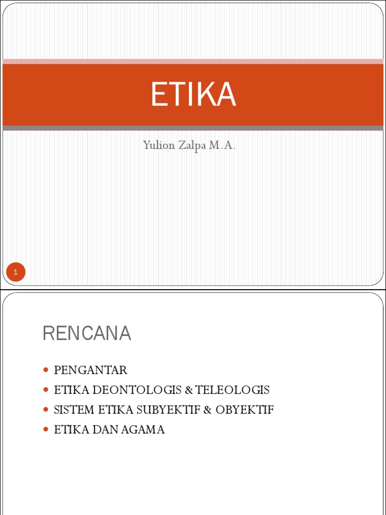 Pemahaman Etika dan Norma Moral | PDF | Karier & Perkembangan ...