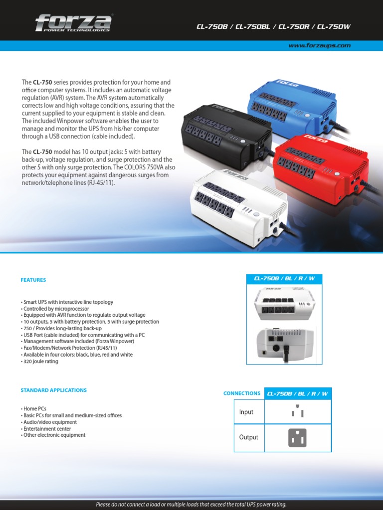 CL-750B / CL-750BL / CL-750R / CL-750W | PDF | Usb | Power Supply