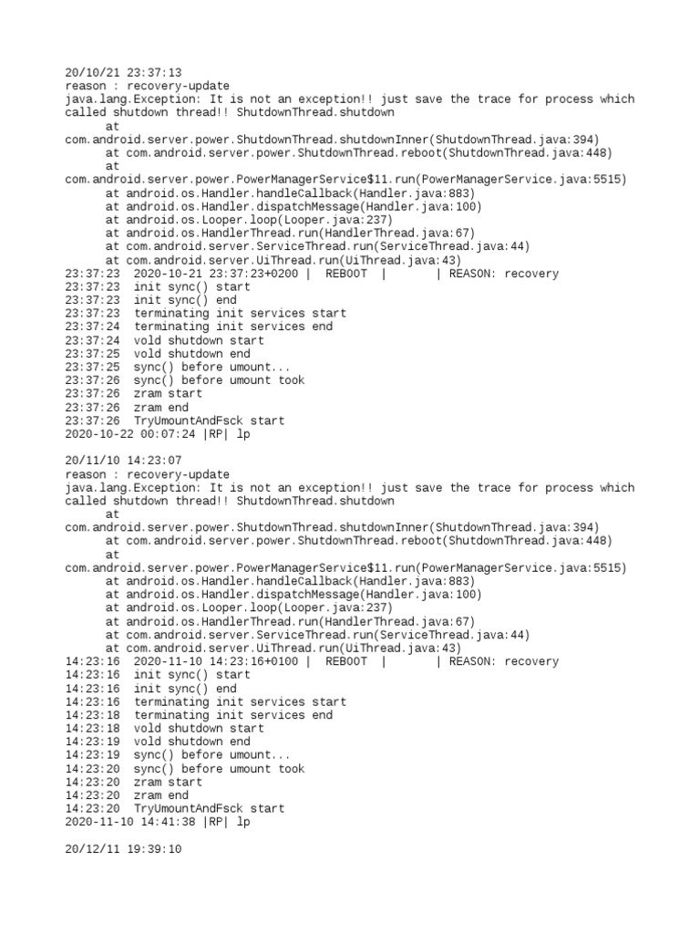 Power Off Reset Reason Backup | Download Free PDF | Java (Programming Language) | Java ...