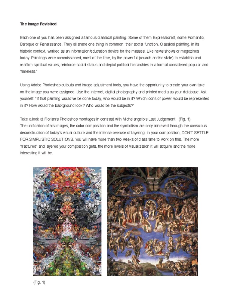 Assignment 3 B | PDF | Adobe Photoshop | Paintings