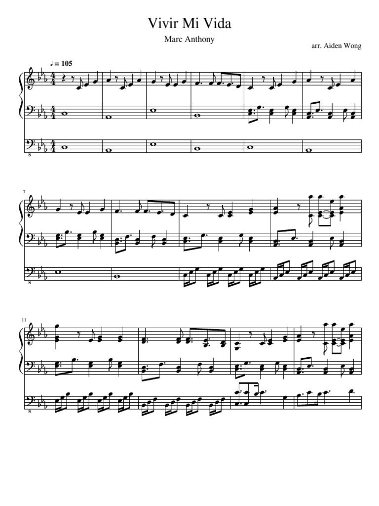 Marc Anthony - Viva La Vida | PDF | Entertainment (General)