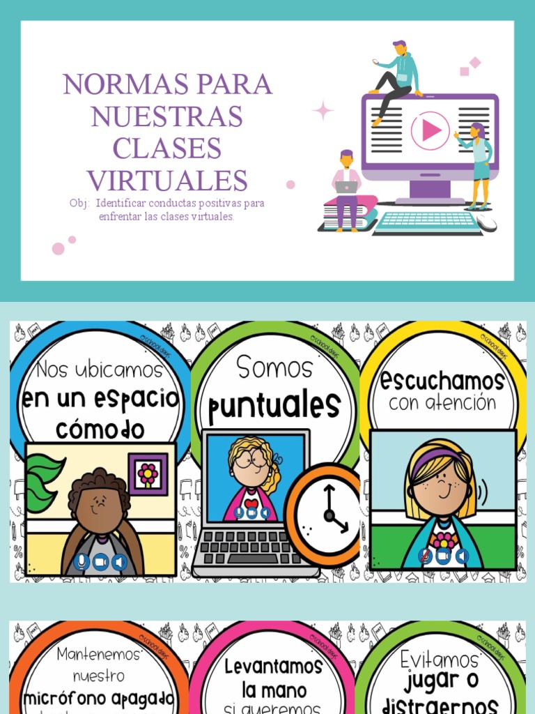 Normas para Clases Virtuales Positivas | PDF | Crecimiento personal y ...