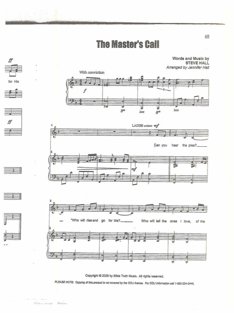 The Master's Call | PDF