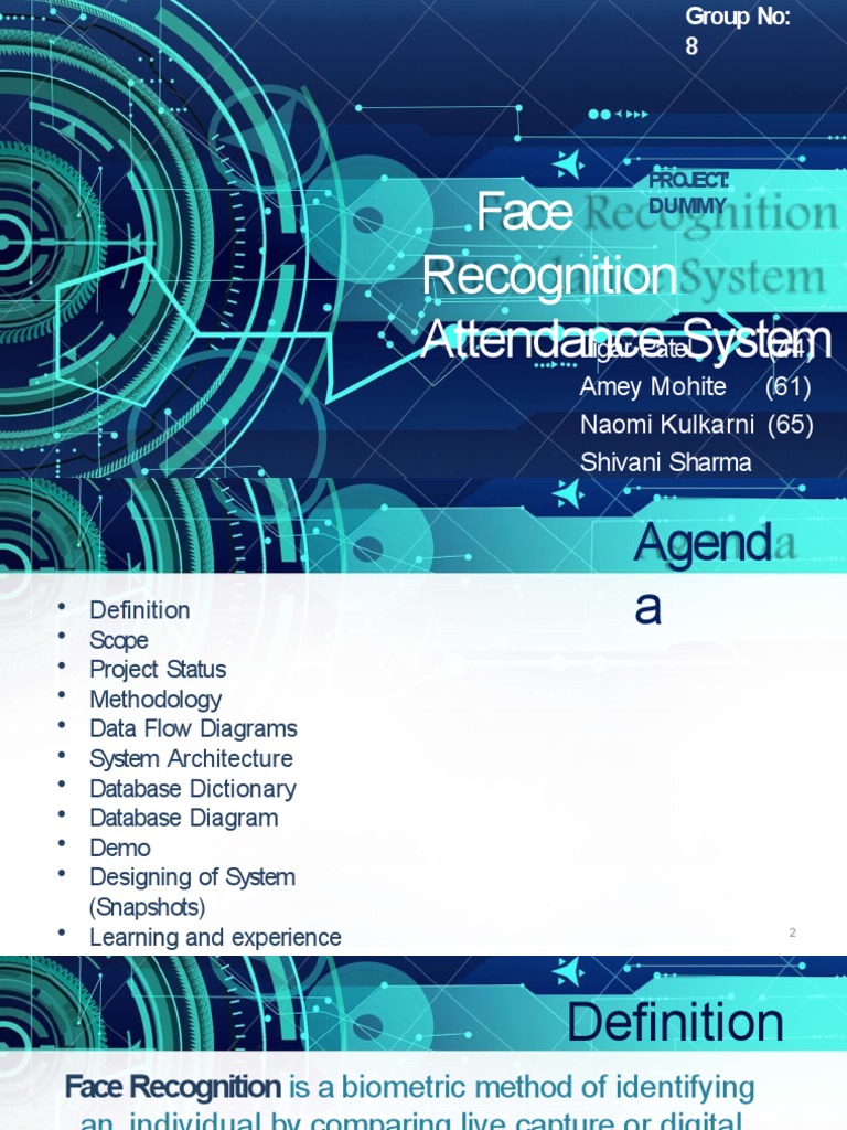 Face Recognition Attendance System: Jigar Patel (44) Amey Mohite (61 ...