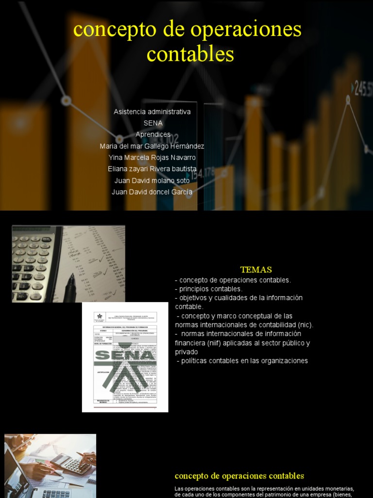 Concepto de Operaciones Contables (1) 32 | PDF | normas internacionales ...